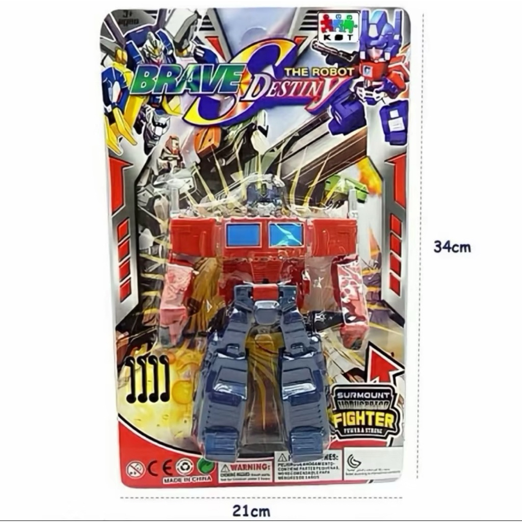 Jual mainan robot mika set transformer optimus prime | Shopee Indonesia