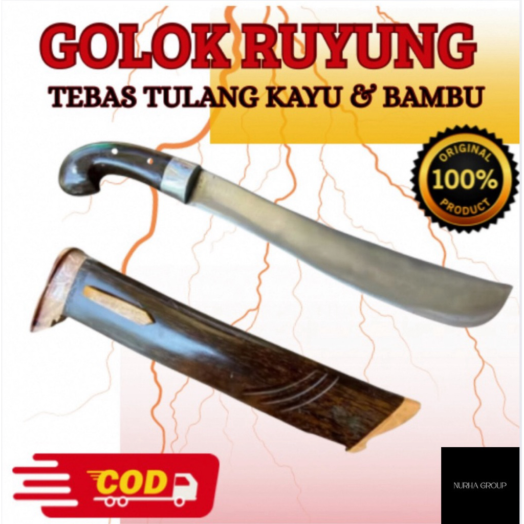 Jual Nurha Group | Golok Ruyung Baja Asli Premium Full Tang – Alat ...