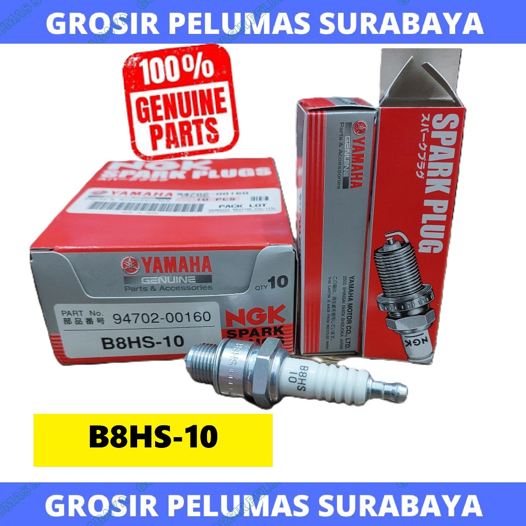 Jual ORIGINAL Busi Mesin Tempel Yamaha Outboard 2 Tak B8HS-10 NGK ASLI ...