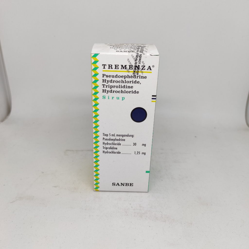 Jual TREMENZA SIRUP / PER BOTOL / ISI 60 ML / MENGATASI PILEK DAN ...
