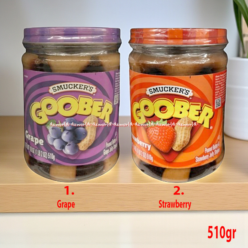 Jual Smucker's Goober 510gr Grape Strawberry Peanut Butter & Grape ...