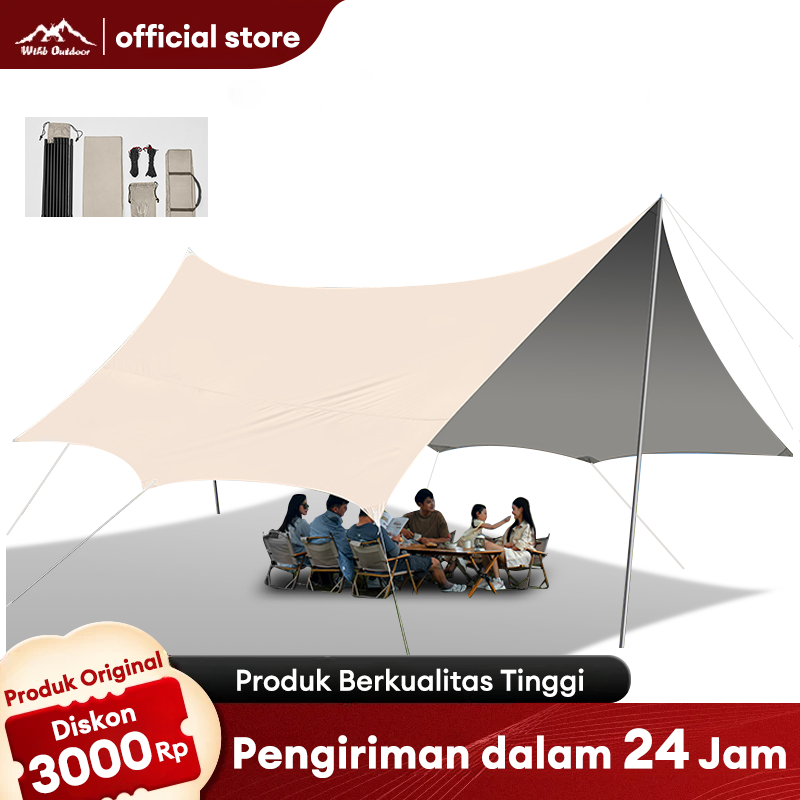 Jual WTHB Outdoor Outdoor Camping Tents Waterproof UV Protection 3x3m ...