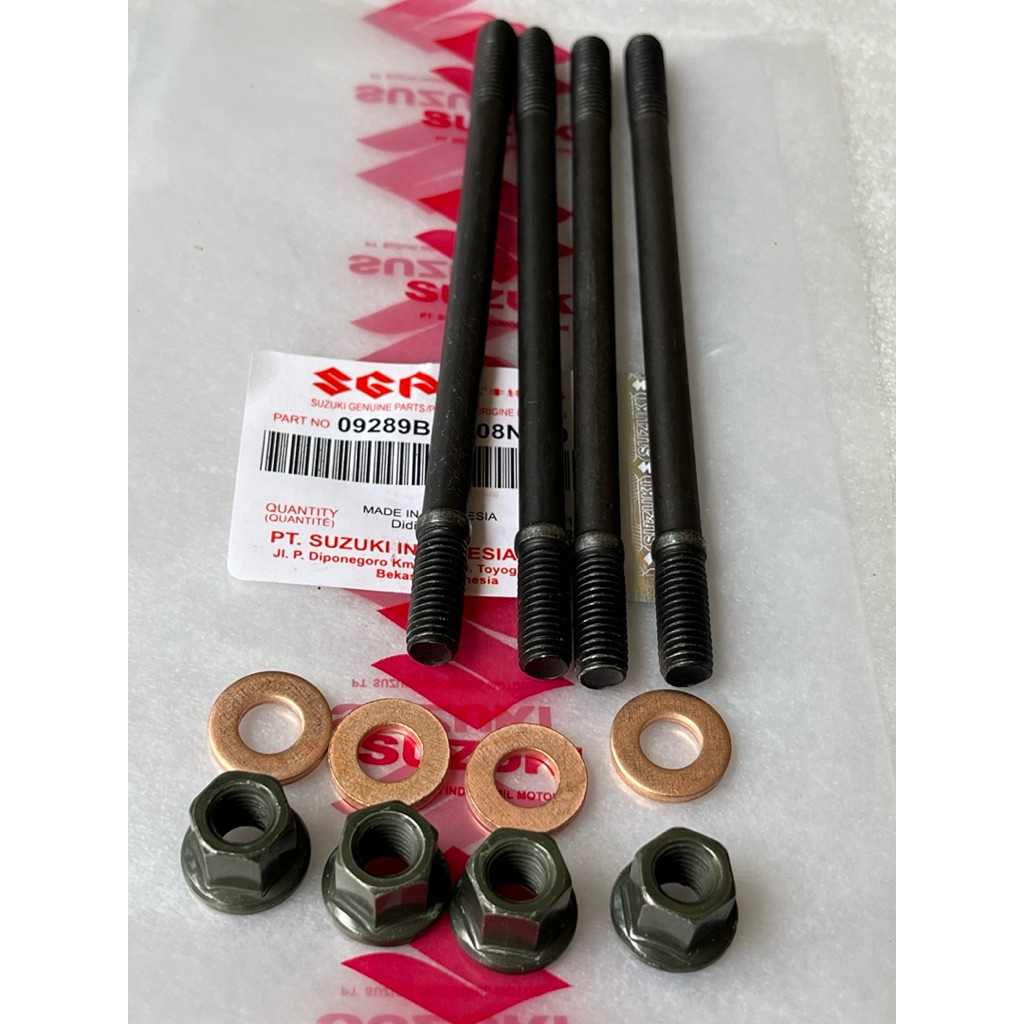 Jual 1 SET BAUT TANAM TUSUK SATE LENGKAP RING DAN MUR SUZUKI SATRIA 2 ...