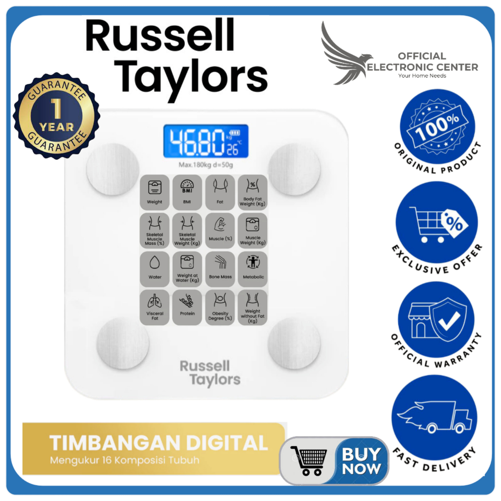 Jual TIMBANGAN SCALE RUSSEL TAYLOR BWS-10 BWS10 BWS 10 SCALE PROFESSIONAL RUSSEL TAYLOR DIGITAL ...