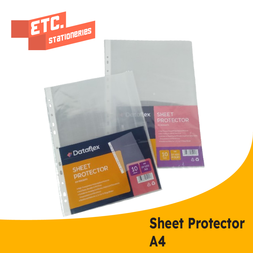 Jual Dataflex PP Pocket / Sheet Protector A4 [10 Lembar] | Shopee Indonesia