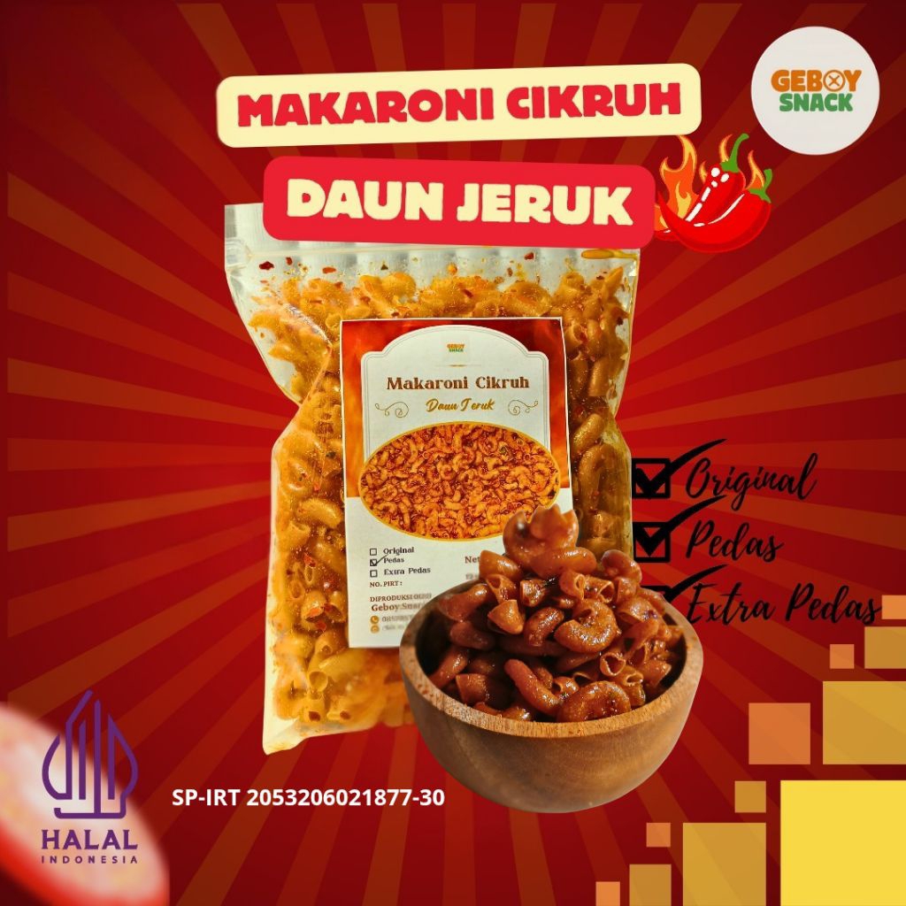 Jual MAKARONI CIKRUH DAUN JERUK 250 GRAM - SAGAN SNACK | Shopee Indonesia