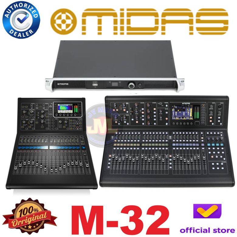 Jual Midas M32 LIVE / M32R / M32C Digital Mixer Midas M-32 LIVE / M-32R ...