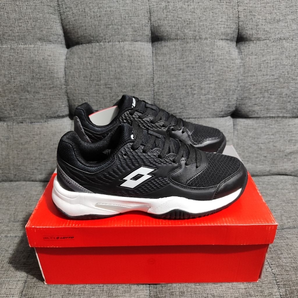 Jual Sepatu Tennis Lotto DONALD Men's - Black [LOTTE241213B] | Shopee ...