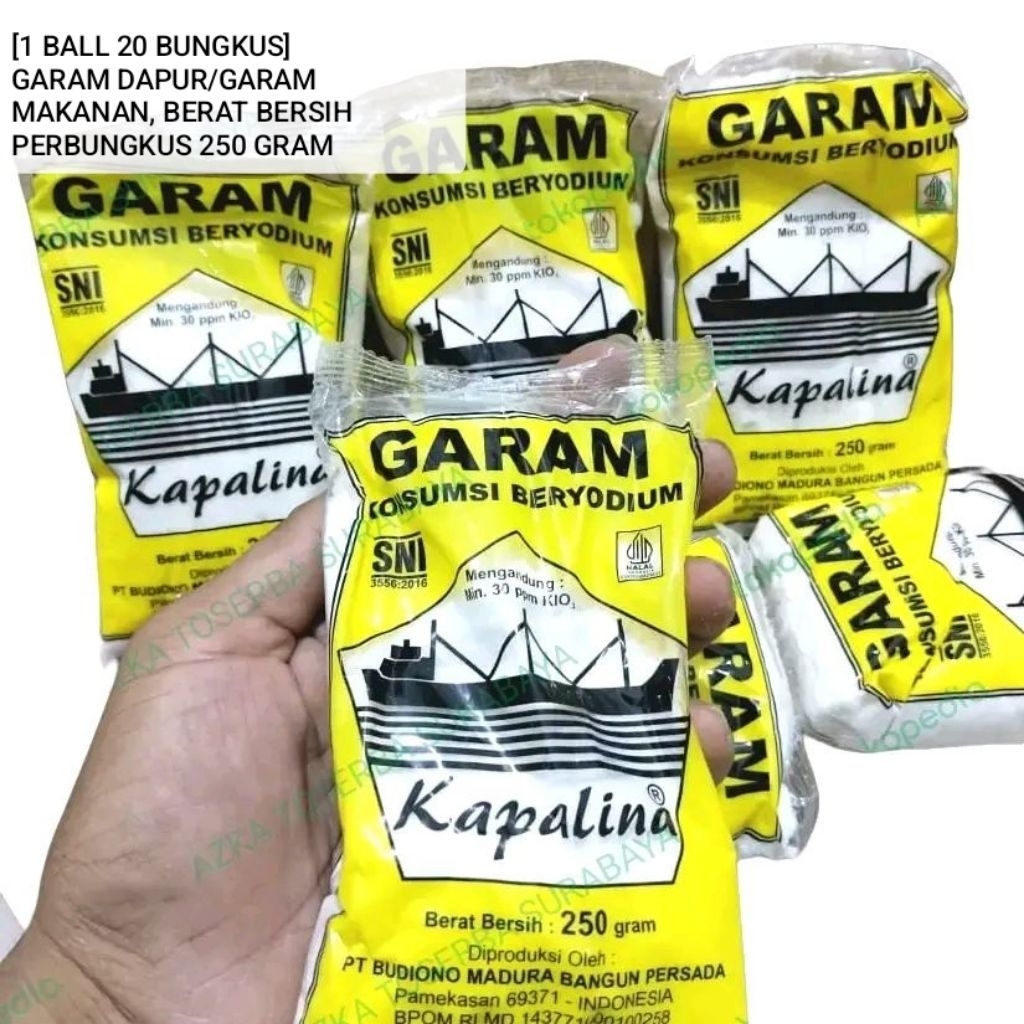Jual Garam 1 Bungkus Terlengkap & Harga Terbaru Juni 2026 | Shopee ...