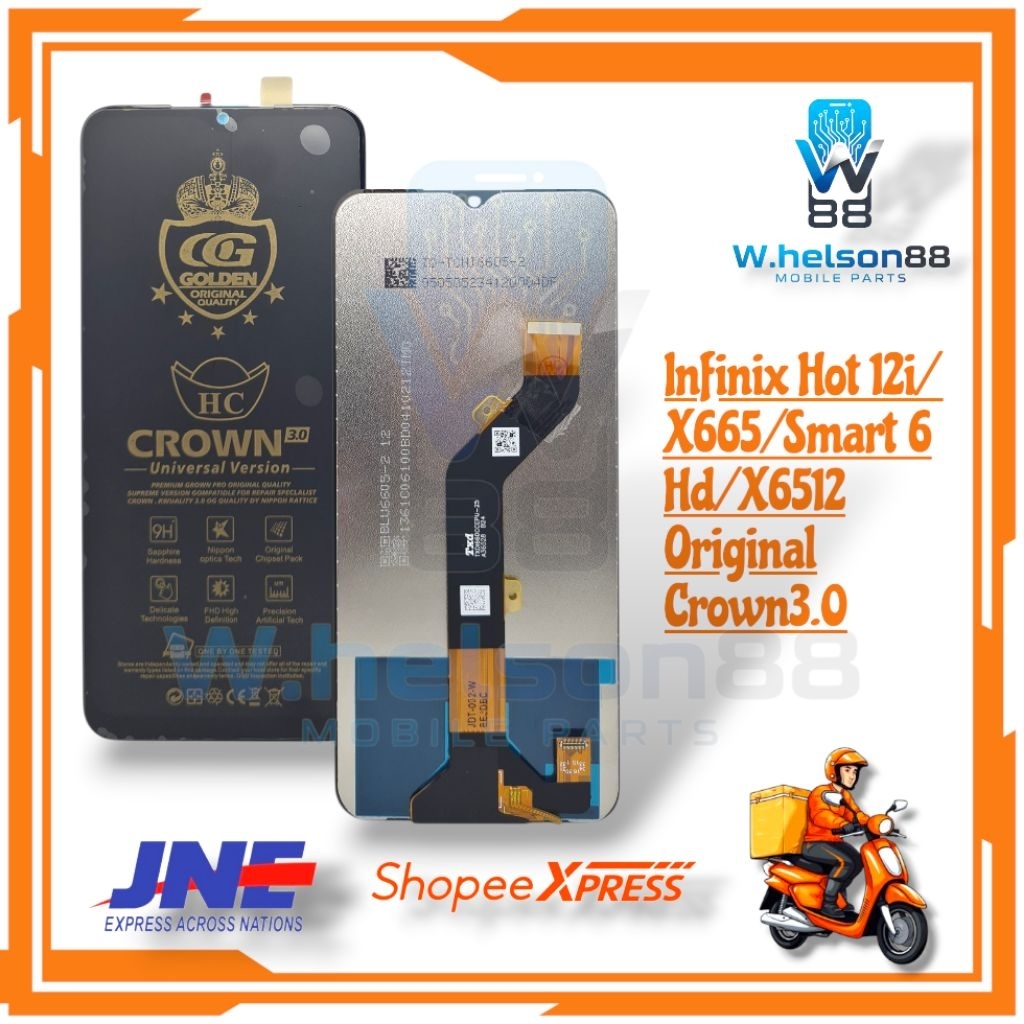 Jual LCD TOUCHSCREEN INFINIX HOT 12i X665B/SMART 6 HD X6512/HOT 20i ...