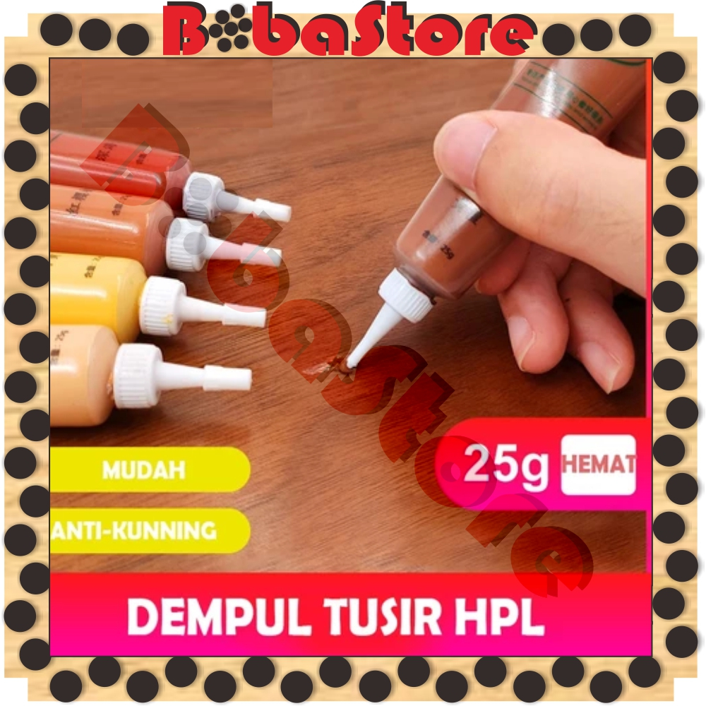 Jual BOBASTORE Dempul Tusir HPL EDGING Pewarna Pinggiran Pengisi Nat ...