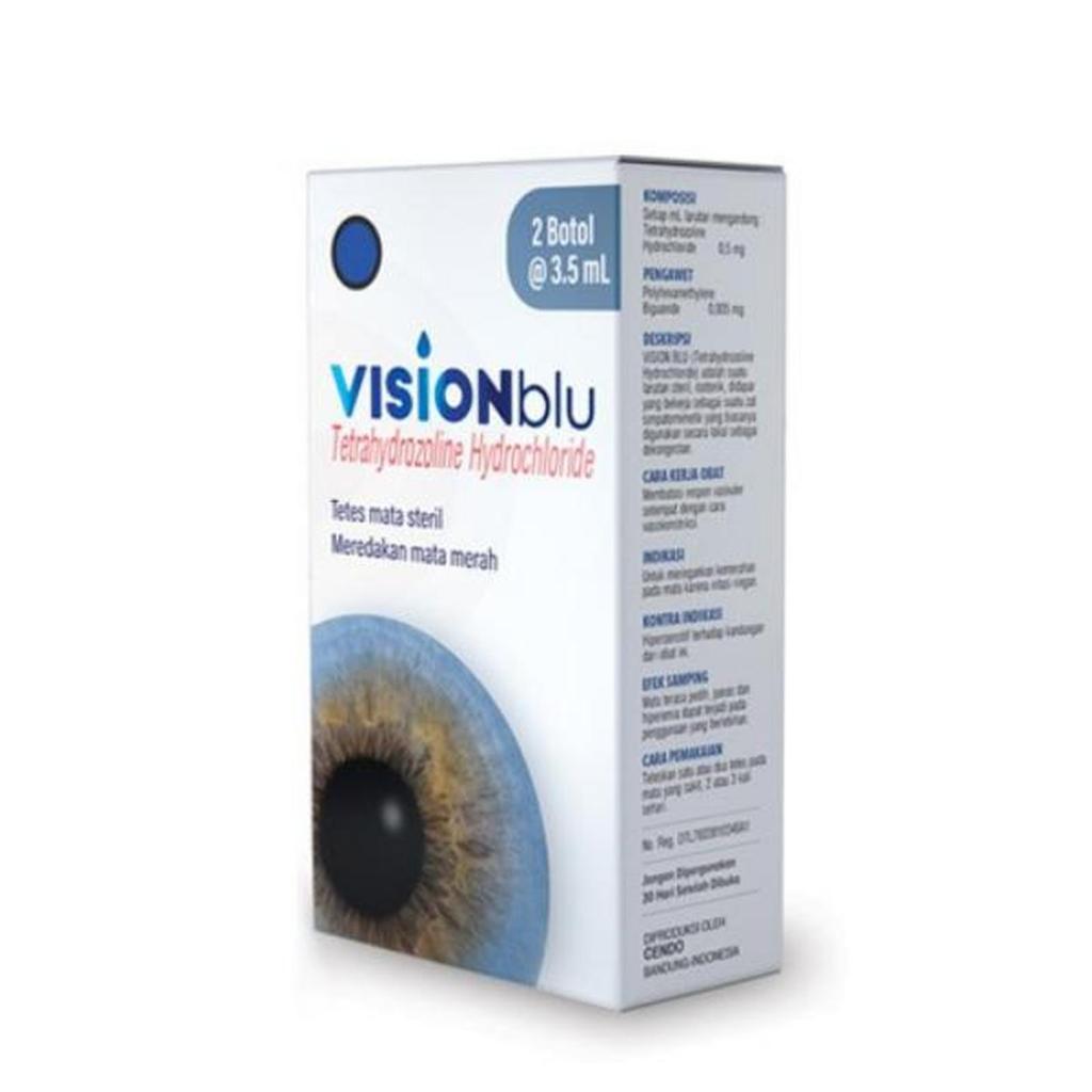 Jual Vision Blu Extra Isi 2 Botol | Obat Tetes Mata Meredakan Mata ...