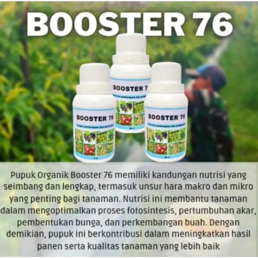 Jual Pupuk Buah dan Sayur Booster 76 Kesehatan Rasa Buah dan Sayuran ...