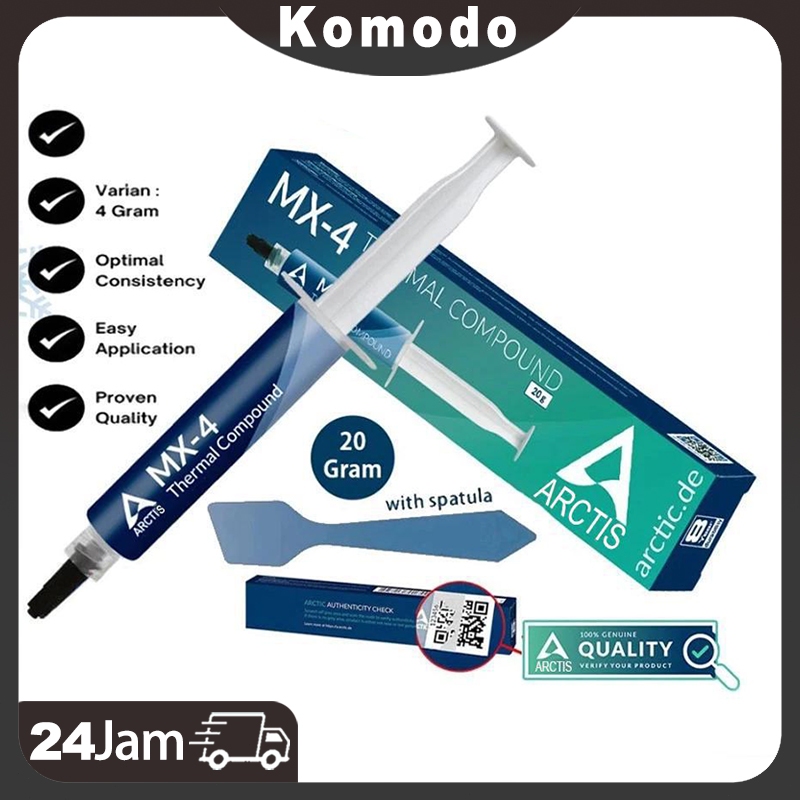 Jual Arctic MX4 MX-4 Thermal Paste Pasta Processor /4 Gram Original Resmi/ for PC CPU/ With ...