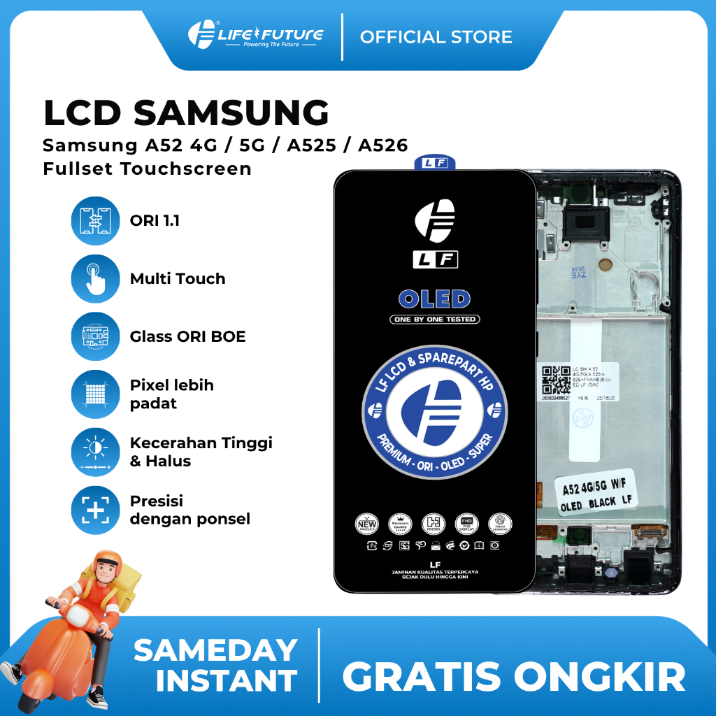Jual LF - LCD Samsung A52 (4G) / A52 (5G) / A525 / A526 Fullset ...
