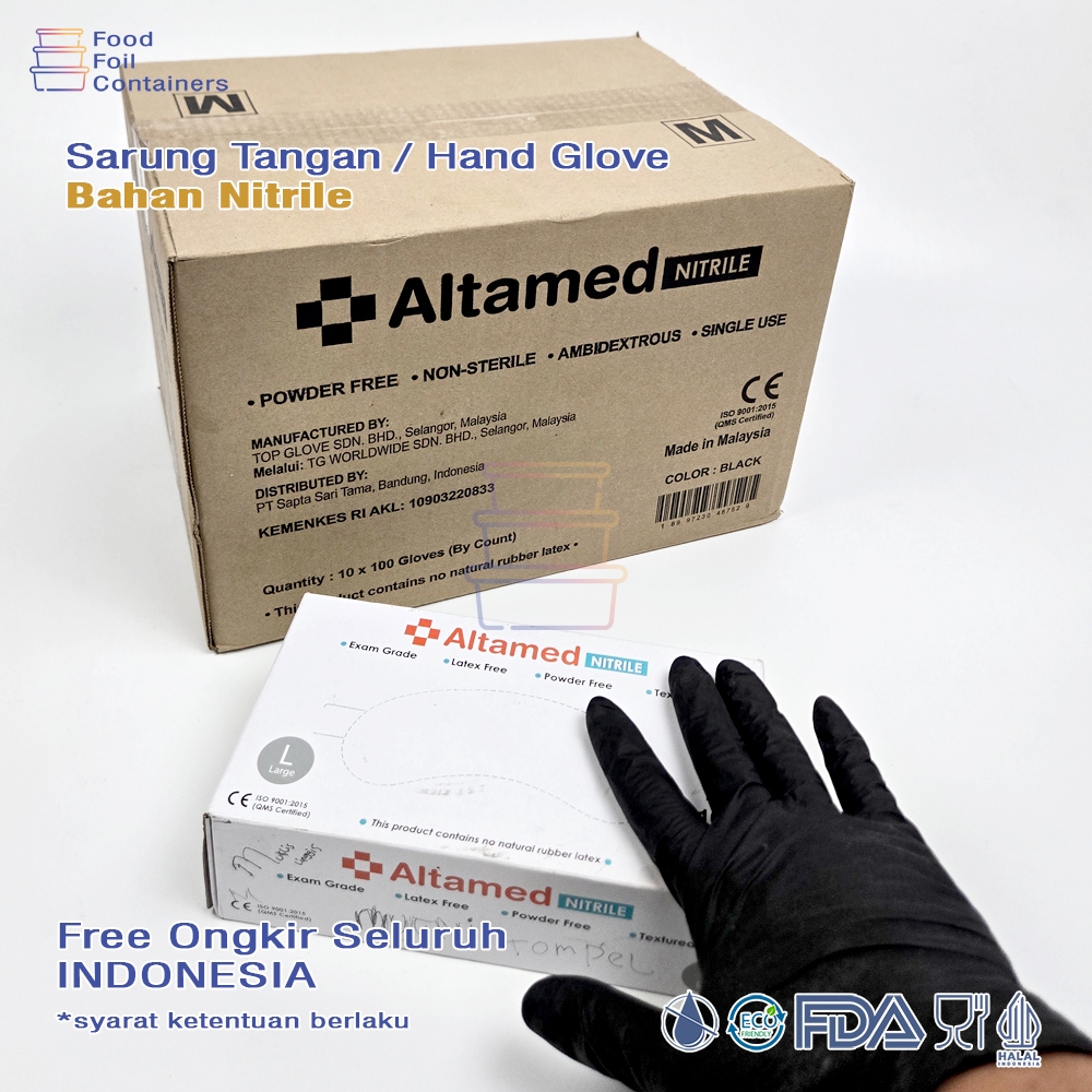 Jual SARUNG TANGAN / HAND GLOVE NITRILE ISI 10 BOX ( 1 DUS ) | Shopee ...