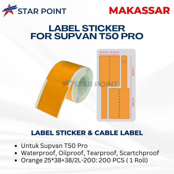 Jual Stiker Label Kabel Jaringan/LAN/Fiber Optic/Listrik Anti Air Cable ...