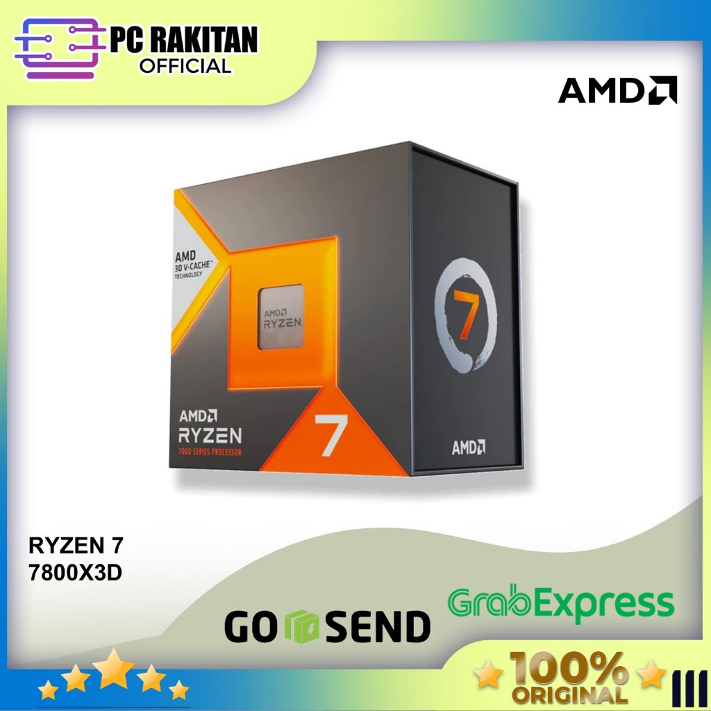 Jual AMD PROCESSOR RYZEN 7 7800X3D AM5 BOX | Shopee Indonesia