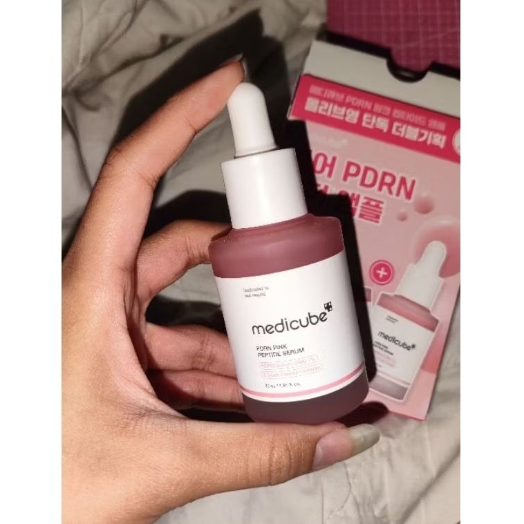 Jual [NEW] MEDI CUBE PDRN PINK PEPTIDE SERUM 30ML | Shopee Indonesia