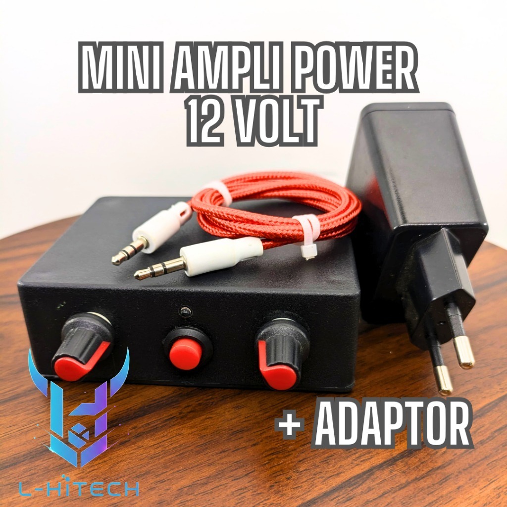 Jual Mini Ampli 12V Stereo TDA2030 Dengan Adaptor | Shopee Indonesia