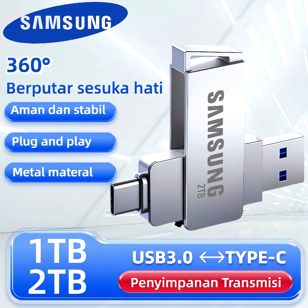 Jual Flashdisk OTG TYPE-C Flashdisk Tinggi 2TB, Flash Drive Logam USB ...