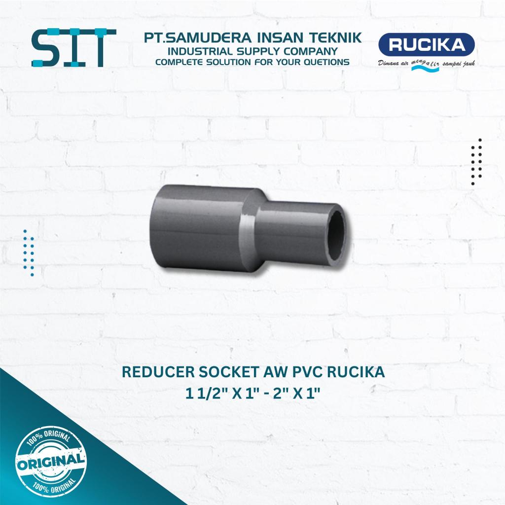 Jual Rucika Reducing Socket AW PVC Vlok Plok Sok Reducer Soket 1 1/2" X ...