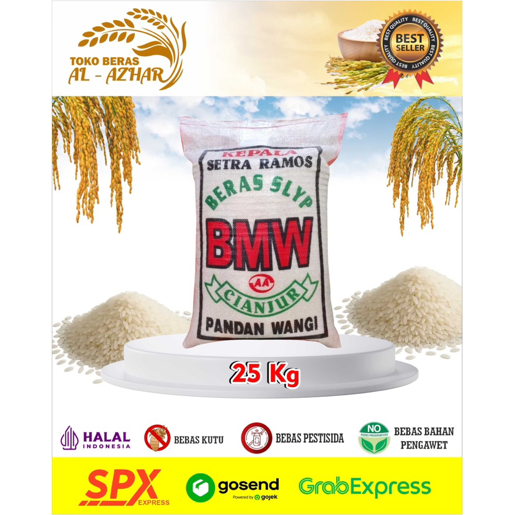 Jual Beras BMW Cianjur 25 KG | Shopee Indonesia
