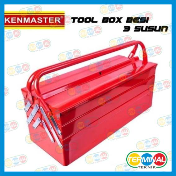 Jual Tool Box Besi 3 Susun Kenmaster / Tempat Penyimpan Alat Perkakas ...