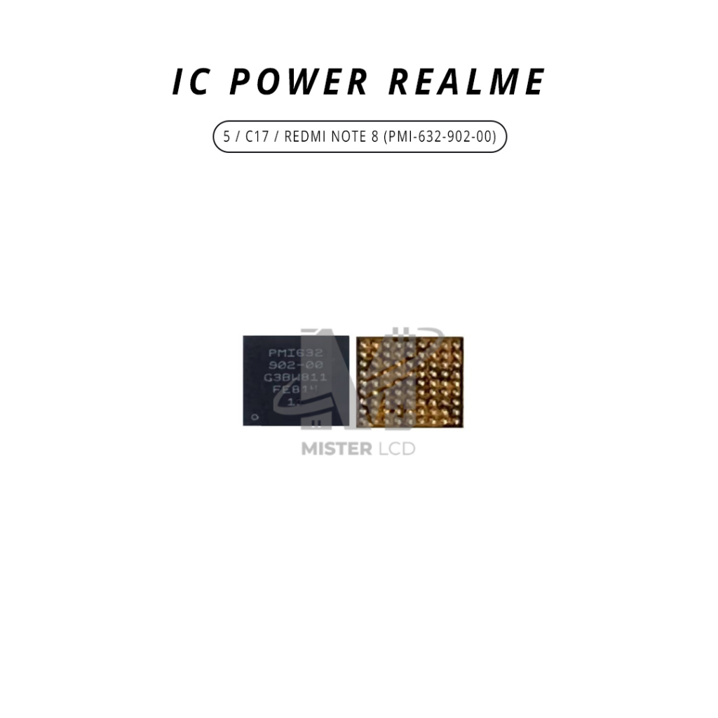 Jual IC POWER REALME 5 / C17 / XIAOMI REDMI NOTE 8 (PMI-632-902-00 ...