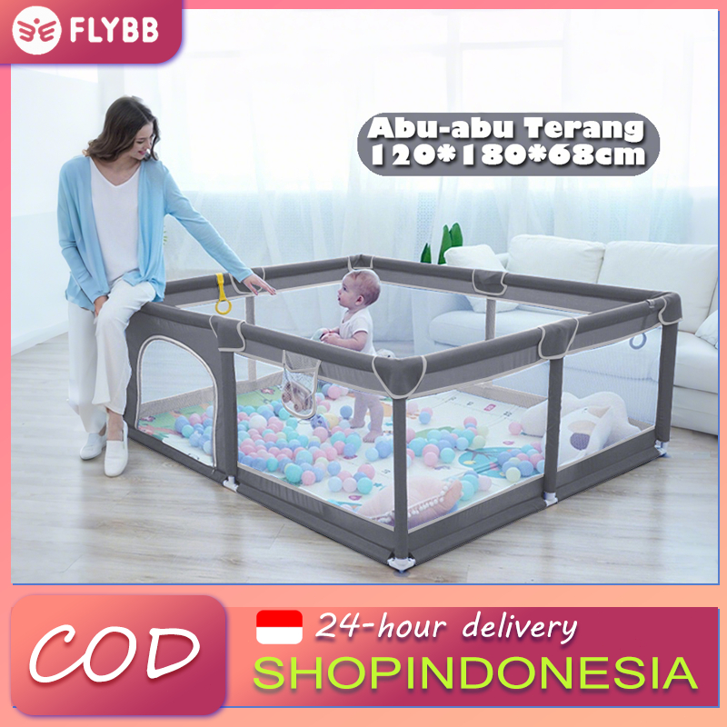 Jual FLYBB Baby Playfence Pagar Kolam Tempat Main Bermain Mandi Bola ...
