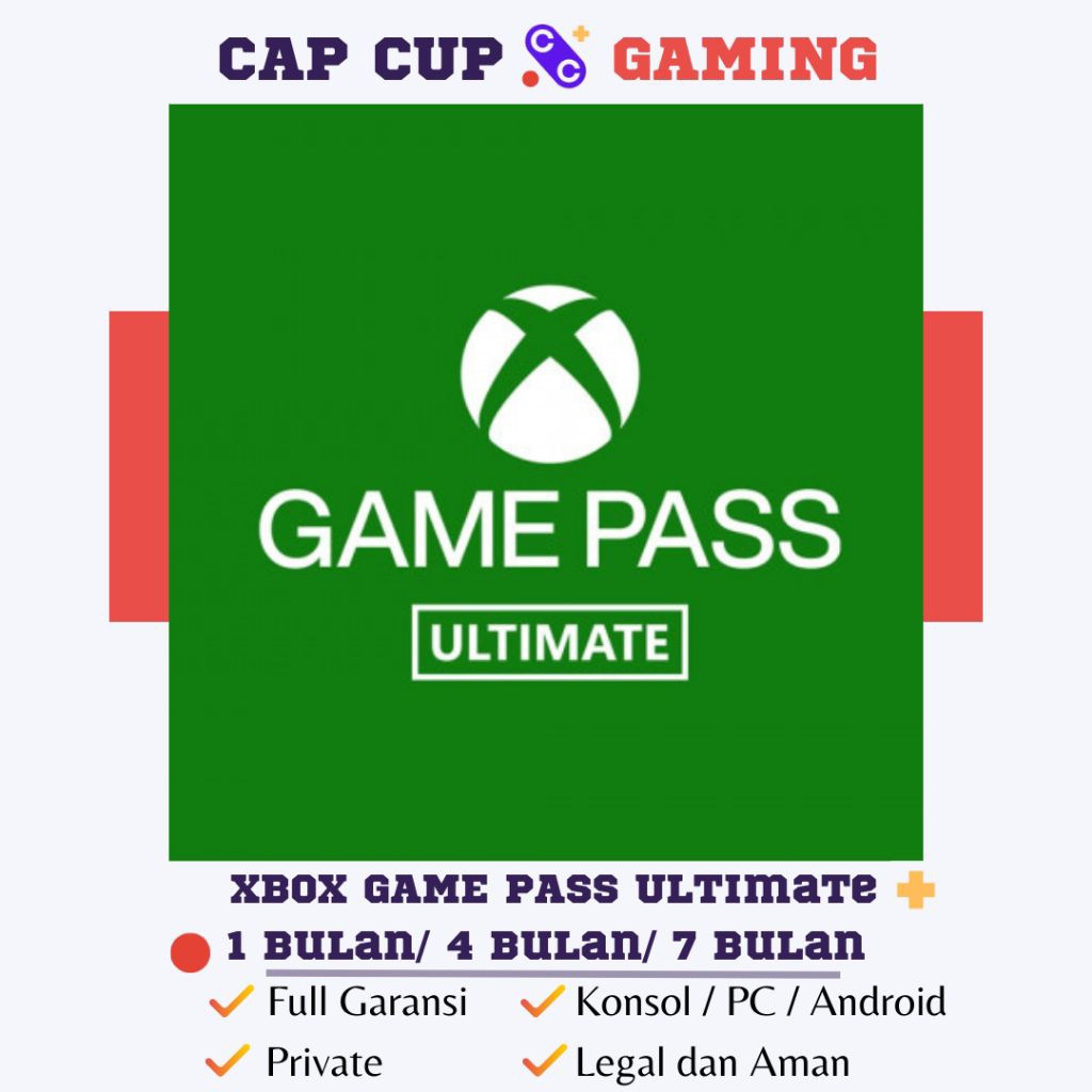 Jual [Cap Cup Store] Xbox Game Pass Ultimate 1 - 4 - 6 Bulan For Xbox ...