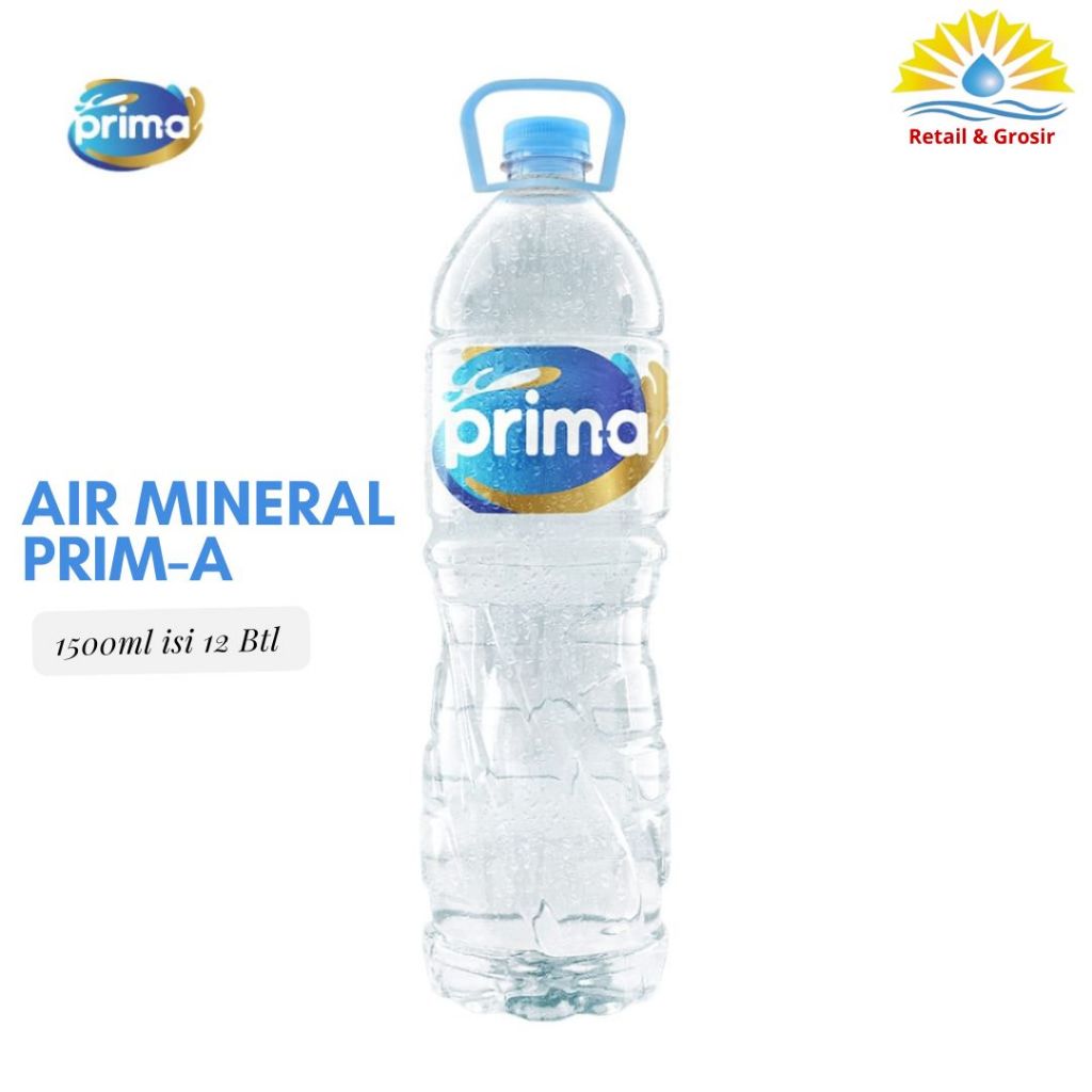 Jual Air Mineral Prim-A 1500ml Dengan Hanger isi 12 botol | Shopee ...