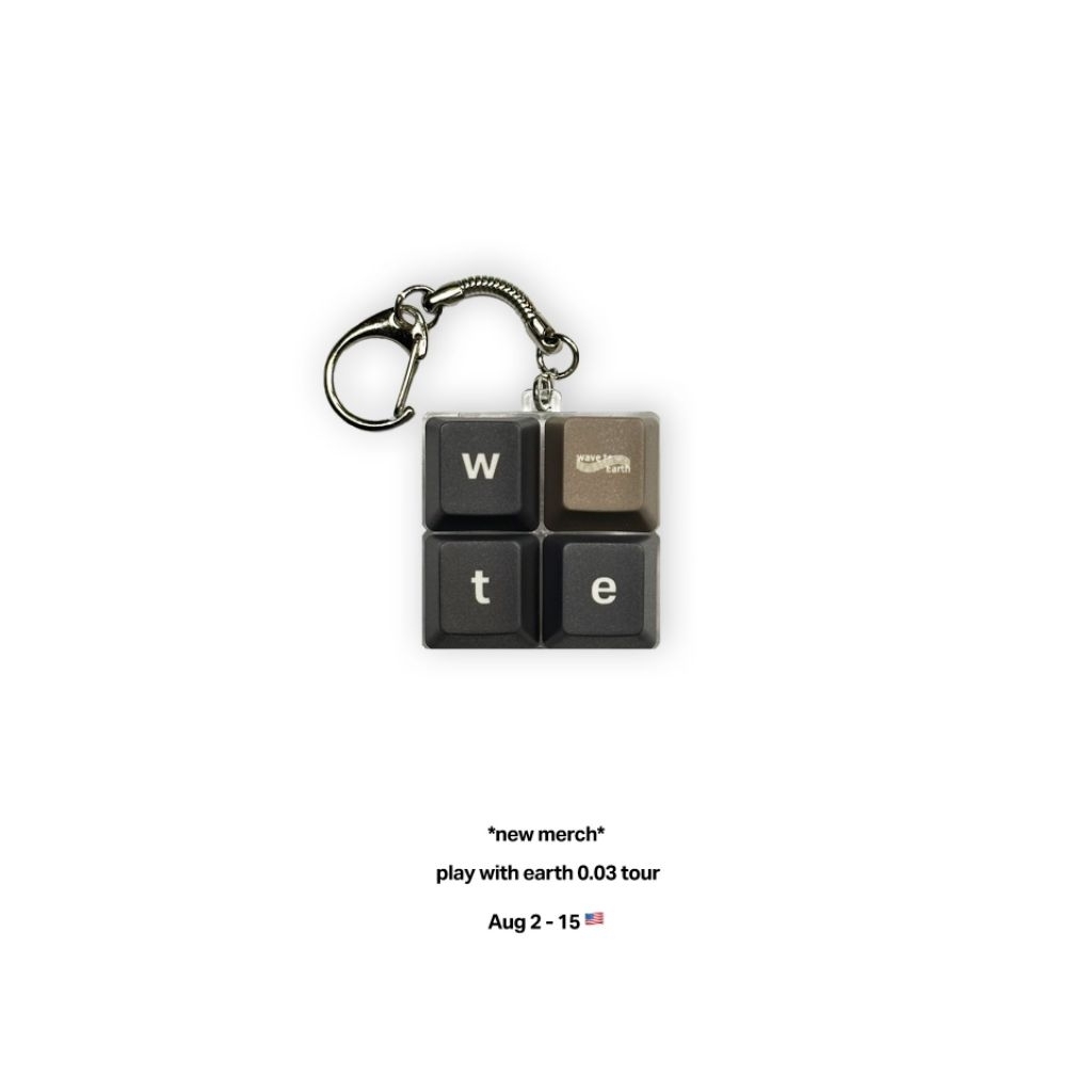 Jual BACA DESKRIPSI - WAVE TO EARTH KEYBOARD KEYCHAIN OFFICIAL MD ...