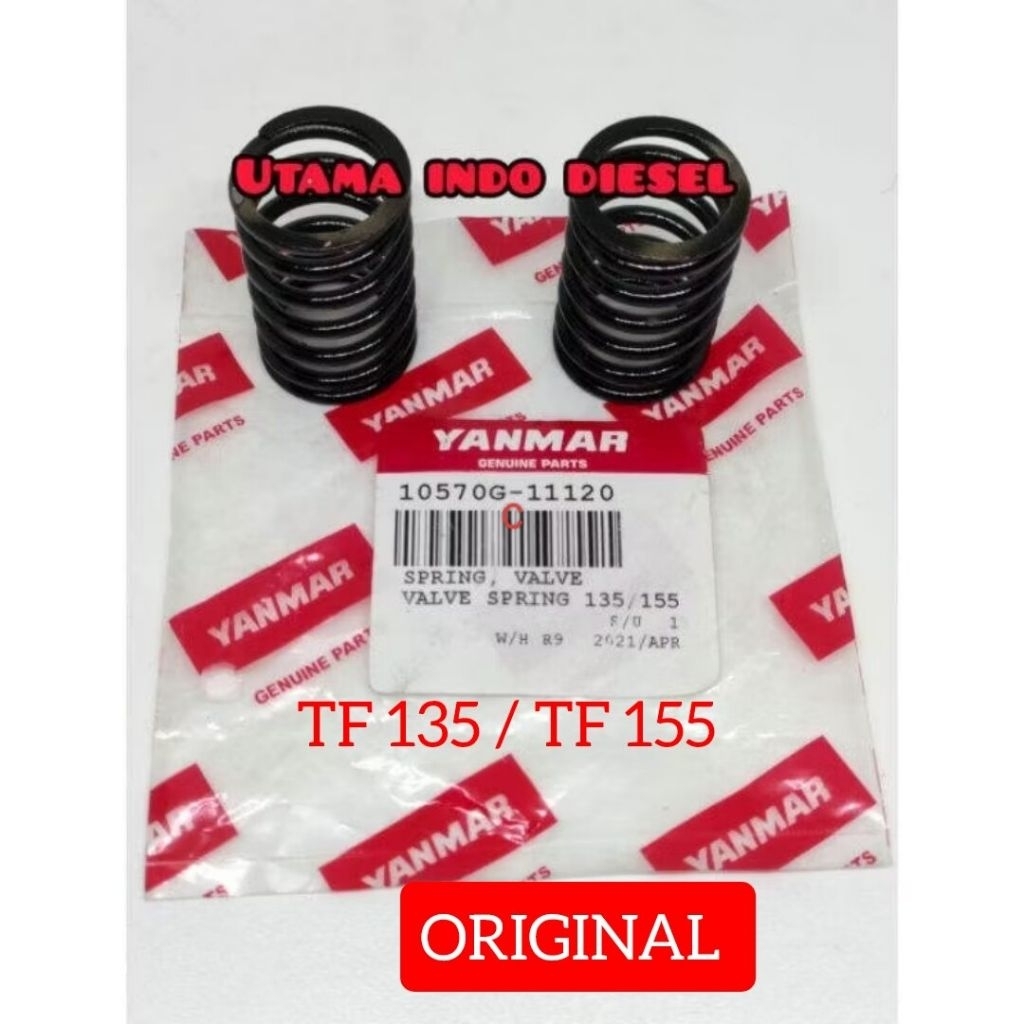 Jual per klep mesin yanmar TF 135 / TF 155 ASLI (2PCS) | Shopee Indonesia
