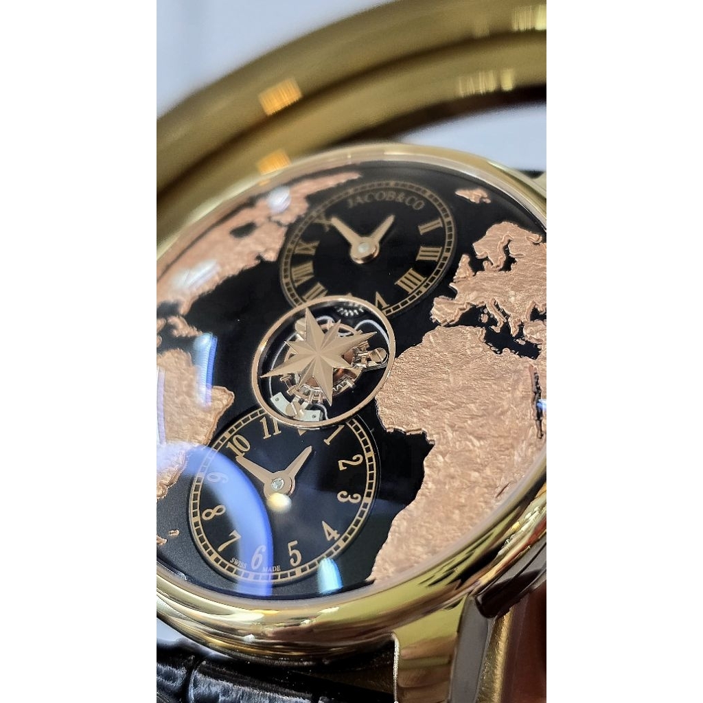 Jual JAM TANGAN JACOB & CO DUAL TIME THE WORLD IS YOURS | Shopee Indonesia