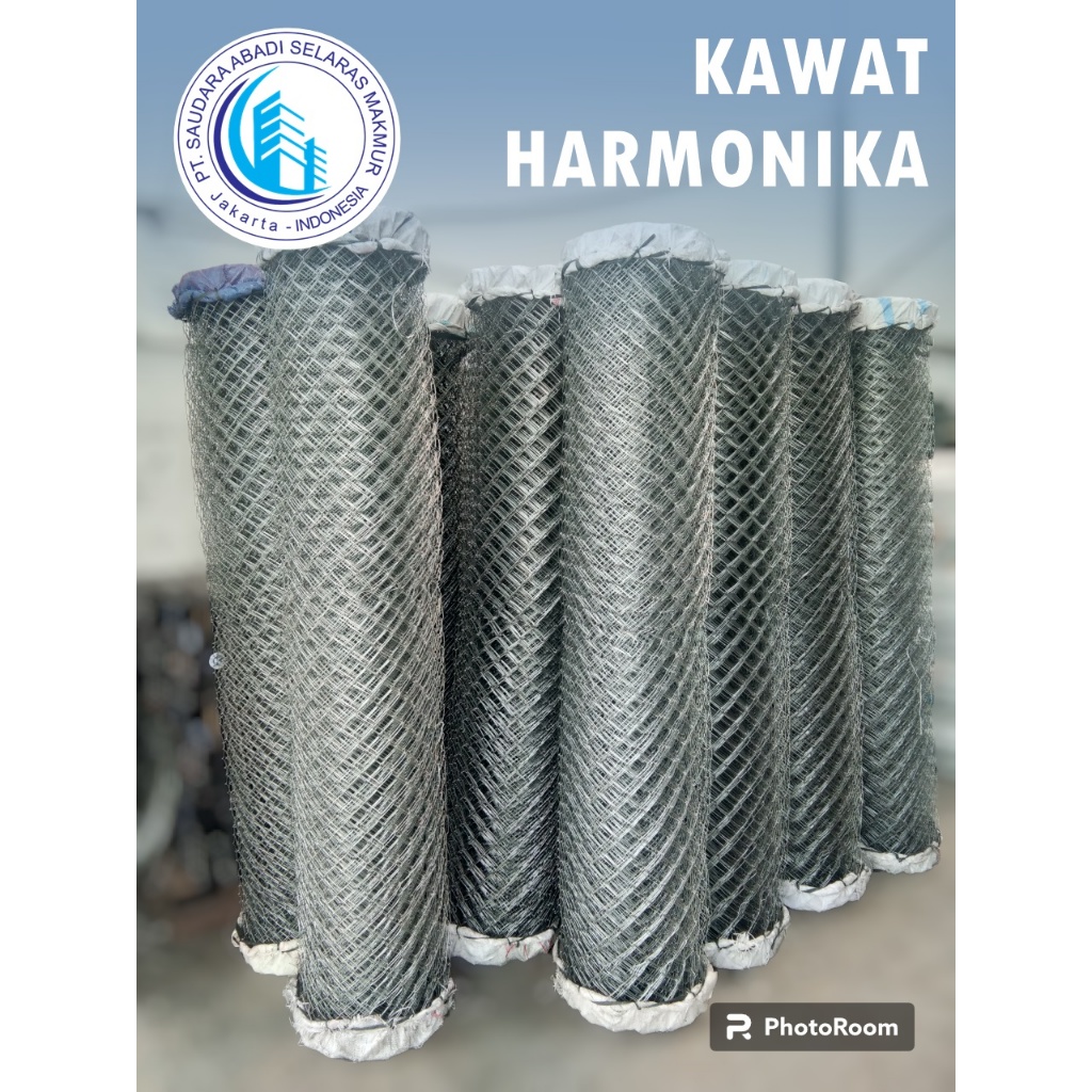 Jual Kawat Harmonika BWG 16 | 50x50 | ( 2 x 20 Meter) | Shopee Indonesia