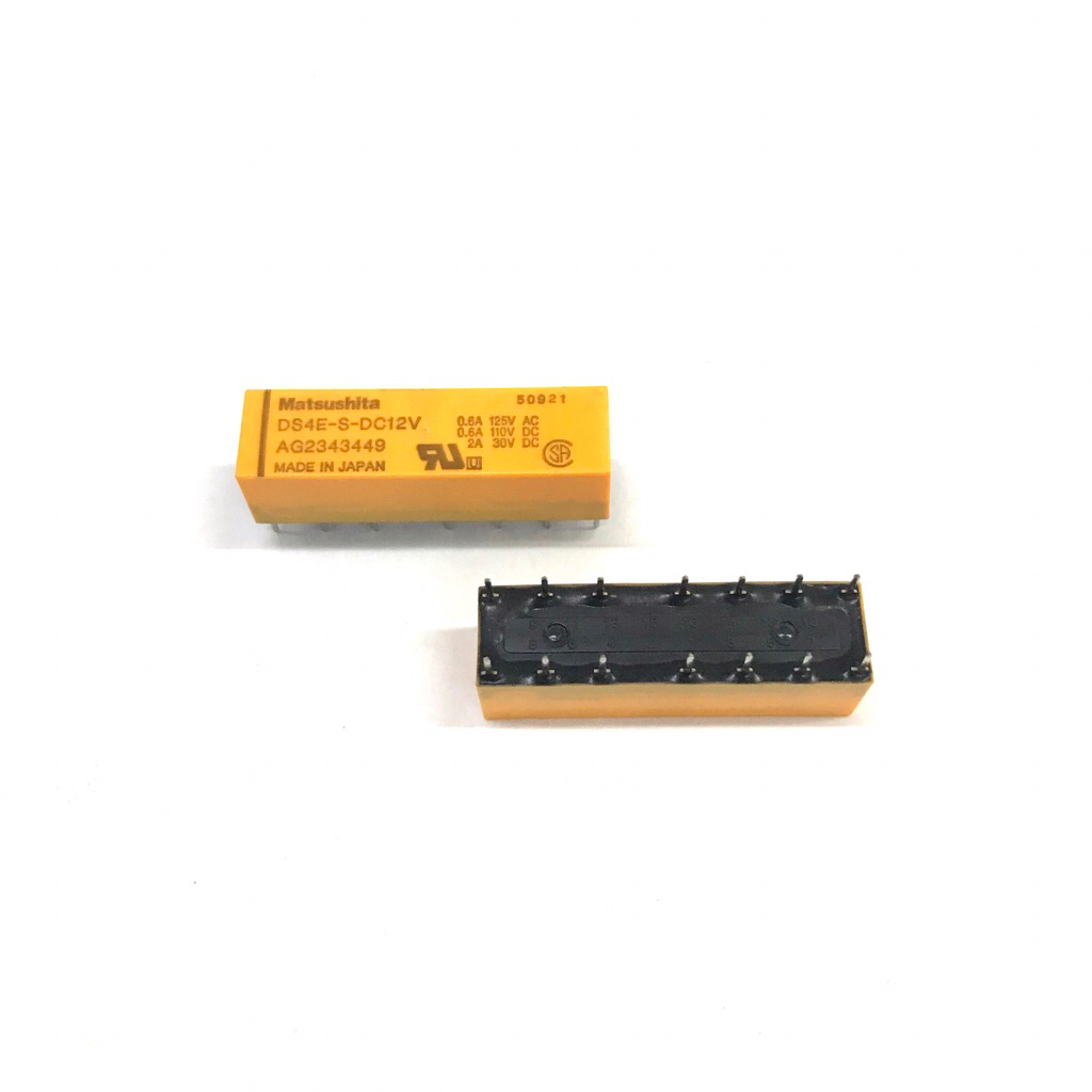 Jual Relay Matsushita 12Vdc DS4E-S-DC12V 14pin 0,6A Kaki PCB Relay ...