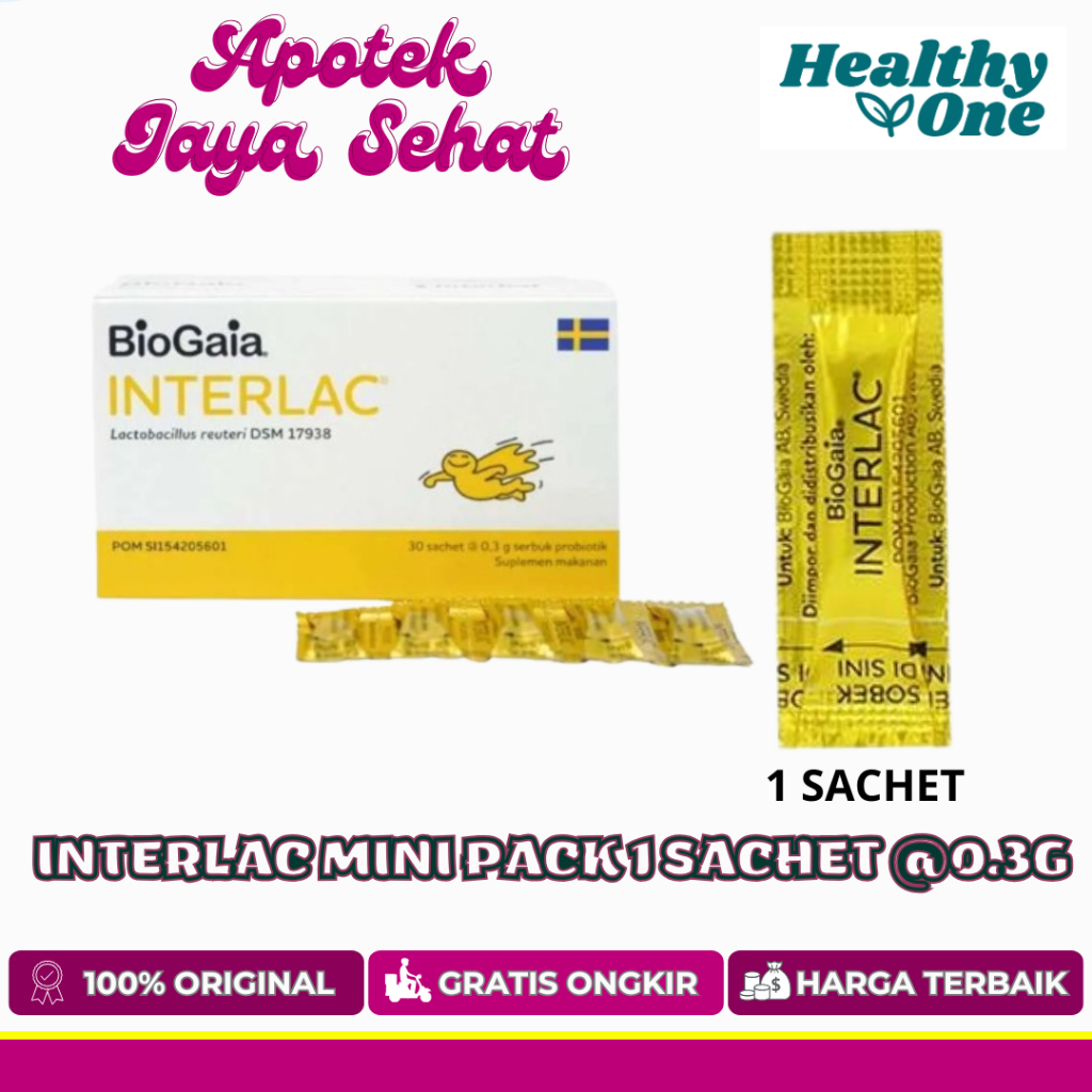 Jual INTERLAC MINI PACK 30SAC @0.3G | Shopee Indonesia