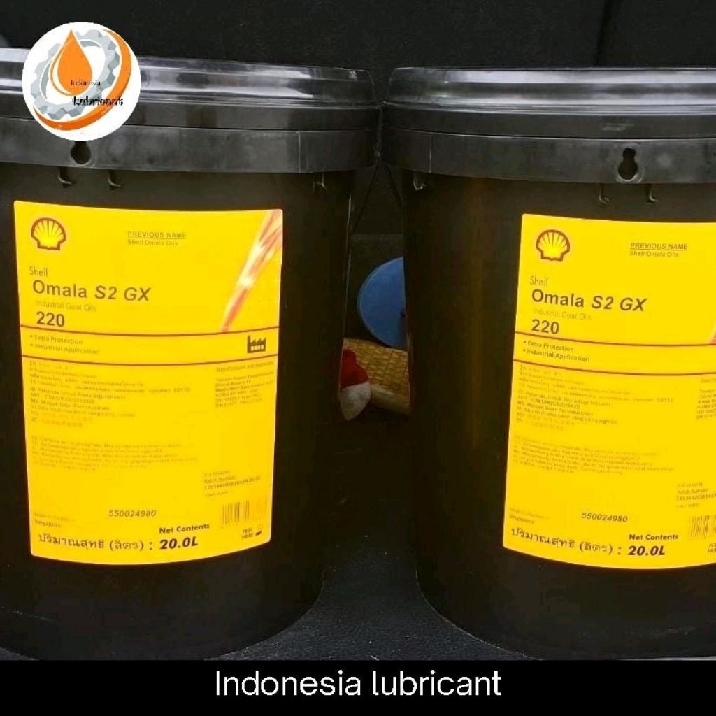 Jual Shell Omala S2 GX 220 Gear Oil (ISO VG 220) Original Pail 20 liter ...