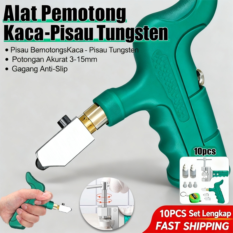 Jual 10 In 1 Alat Pemotong Kaca Keramik Ubin Glass Cutter Manual ...