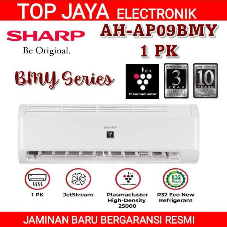 Jual AC SHARP 1PK PLASMACLUSTER AH-AP09BMY/SHARP AC 1PK PLASMACLUSTER ...