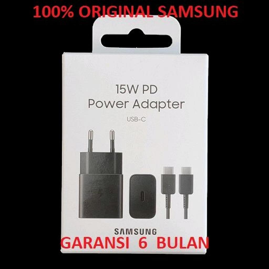 Jual SAMSUNG Charger 15W Galaxy Tab A11+ A11 Plus + Cable Kabel Type-C ...