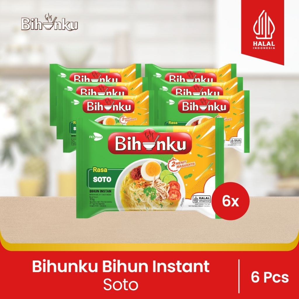 Jual Paket Bundling - Bihunku Instan - Soto - 55gr - 6pcs | Shopee ...