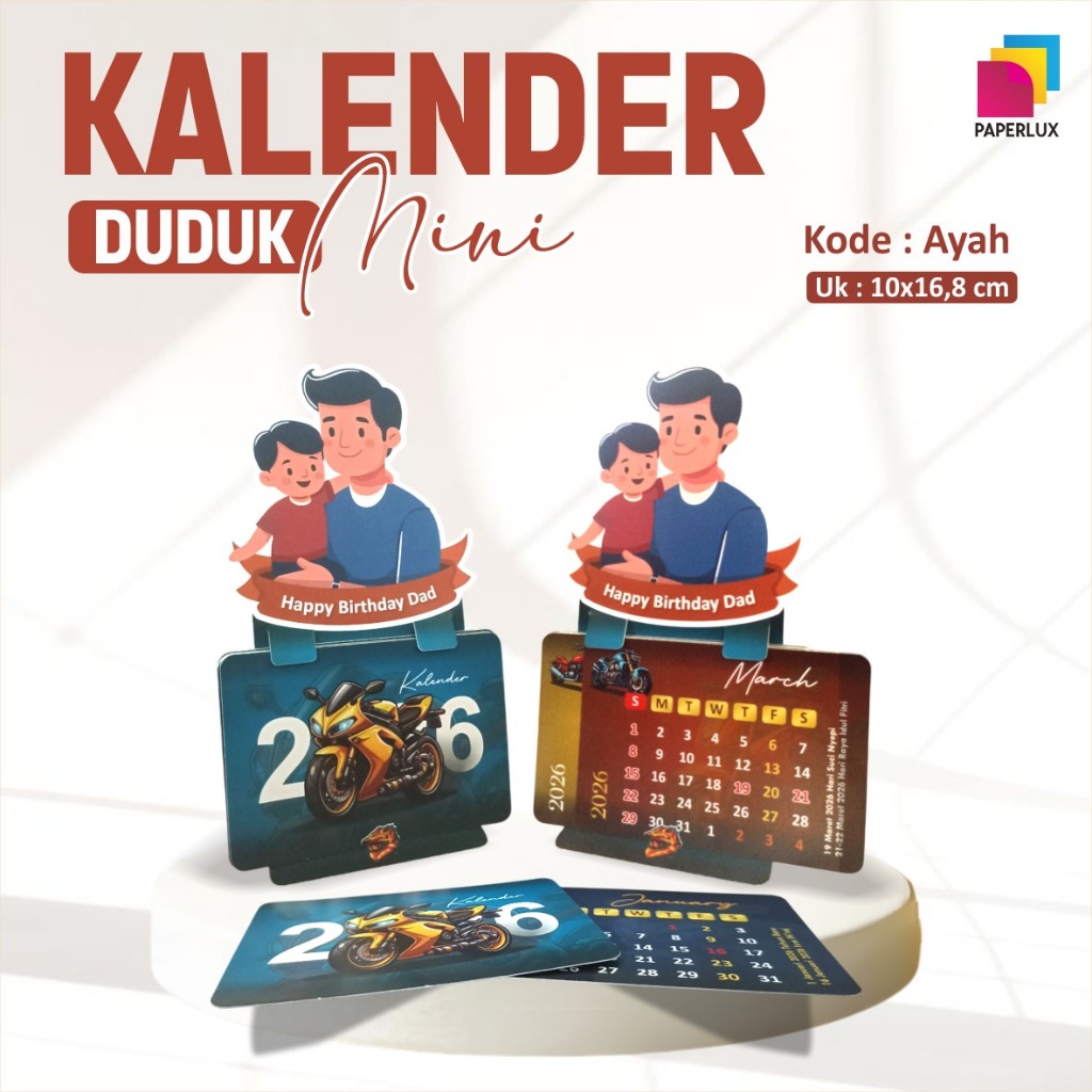 Jual KALENDER MEJA TAHUN 2026 - SOUVENIR PERNIKAHAN KALENDER MINI UNIK ...