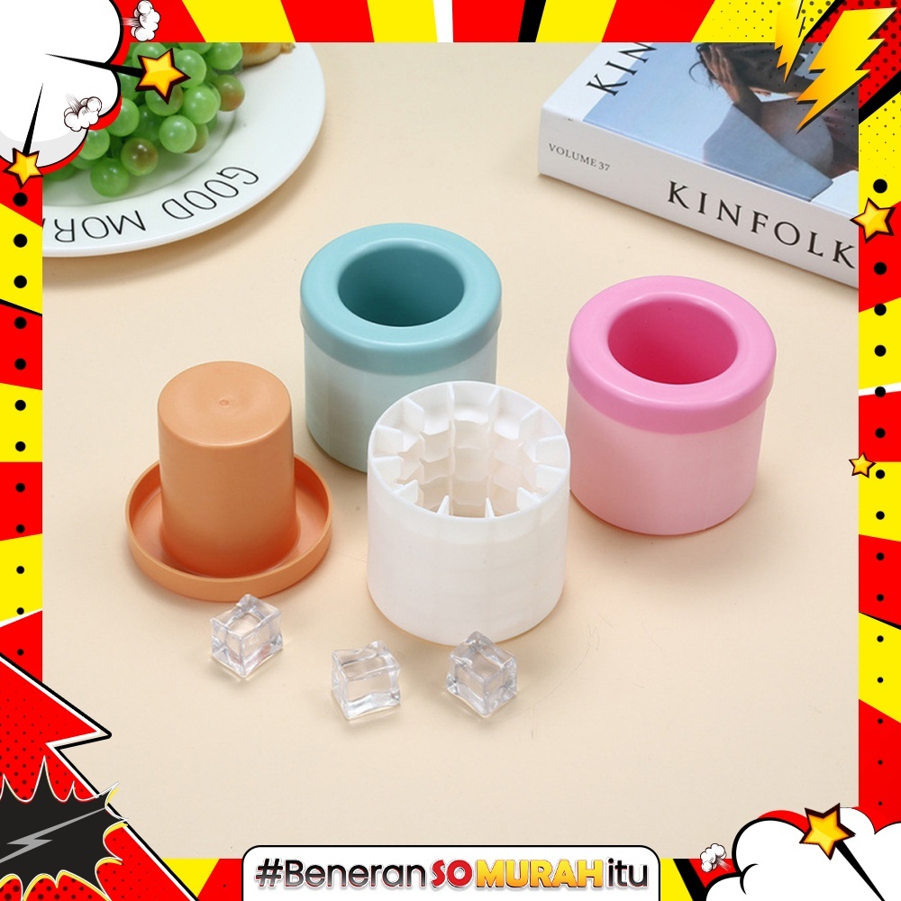 Jual Ice Tray Cetakan Es Batu Model Tabung Silinder Ice Cube Maker Mold ...