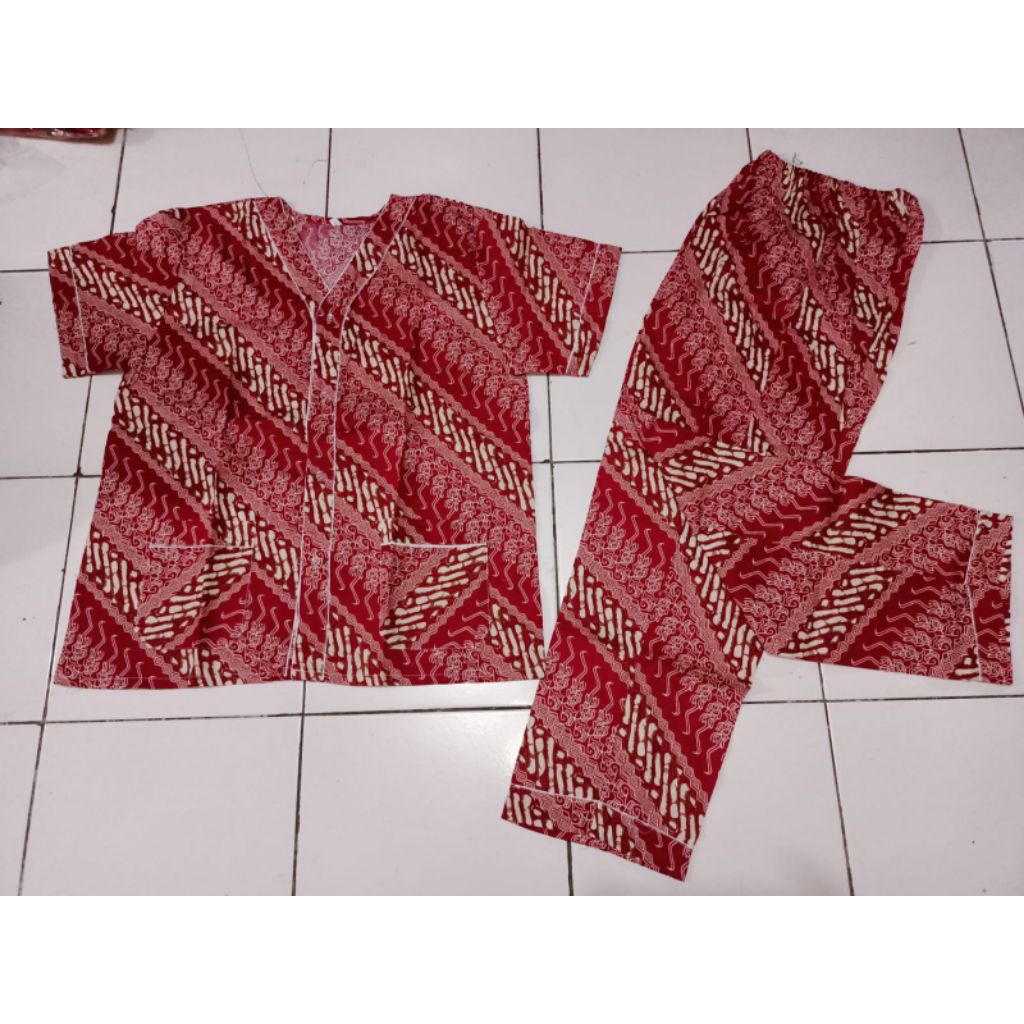 Jual Piyama Batik Bagan Size XXL Ld 130cm Jumbo, celana panjang (Dewasa ...