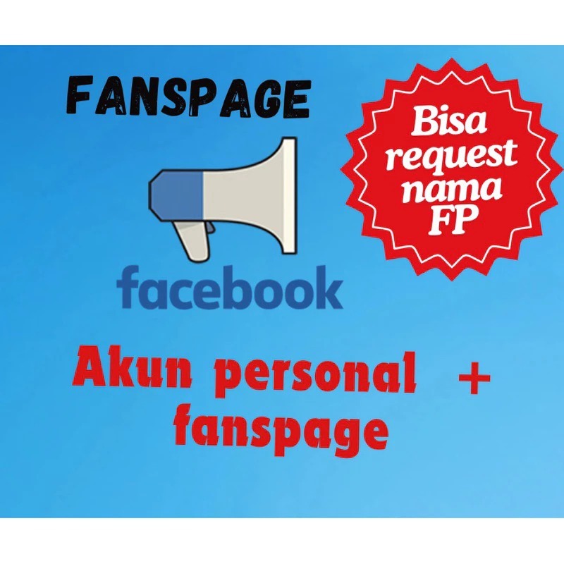 Jual Akun Personal FB + halaman TUA untuk iklan / ads. Bisa request ...