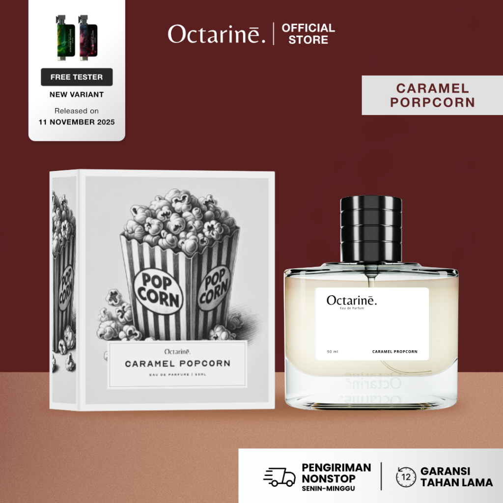 Jual Octarine - Caramel Popcorn Parfum Unisex Aroma Sweet Caramel | Shopee Indonesia