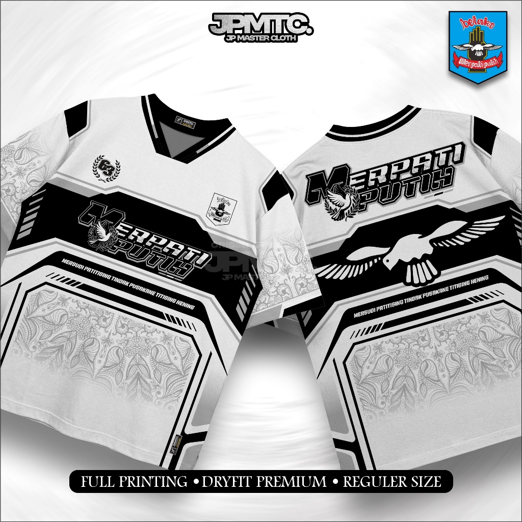 Jual Jersey PPS Betako Merpati Putih Racing Look Full Printing Bahan ...