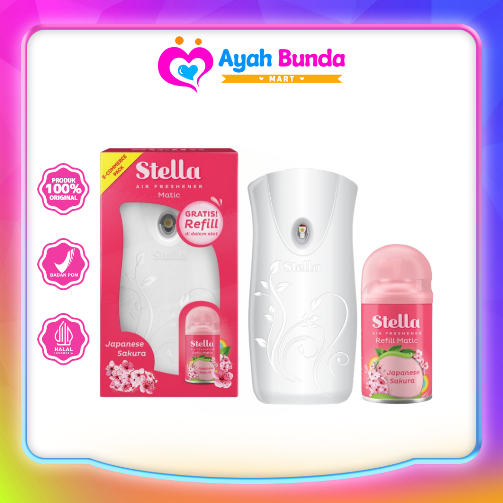 Jual Stella Matic Box Set Japanese Sakura Pengharum Pewangi Ruangan ...